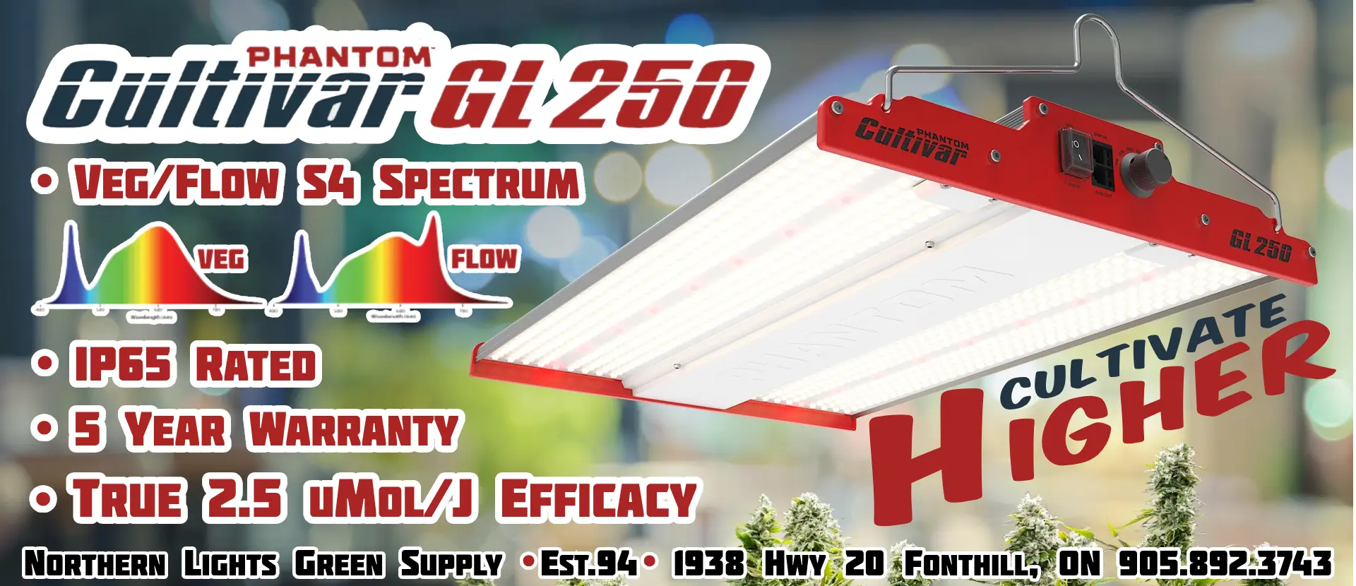 Cultivate Higher With The Phantom Cultivar GL250! – Northern Lights ...